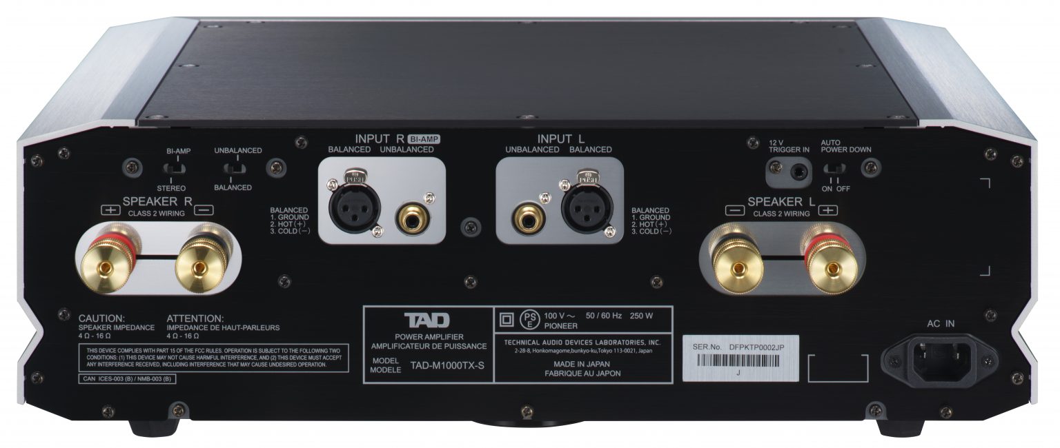 TAD Labs Upgrades TAD-M1000 Power Amplifier to TAD-M1000TX